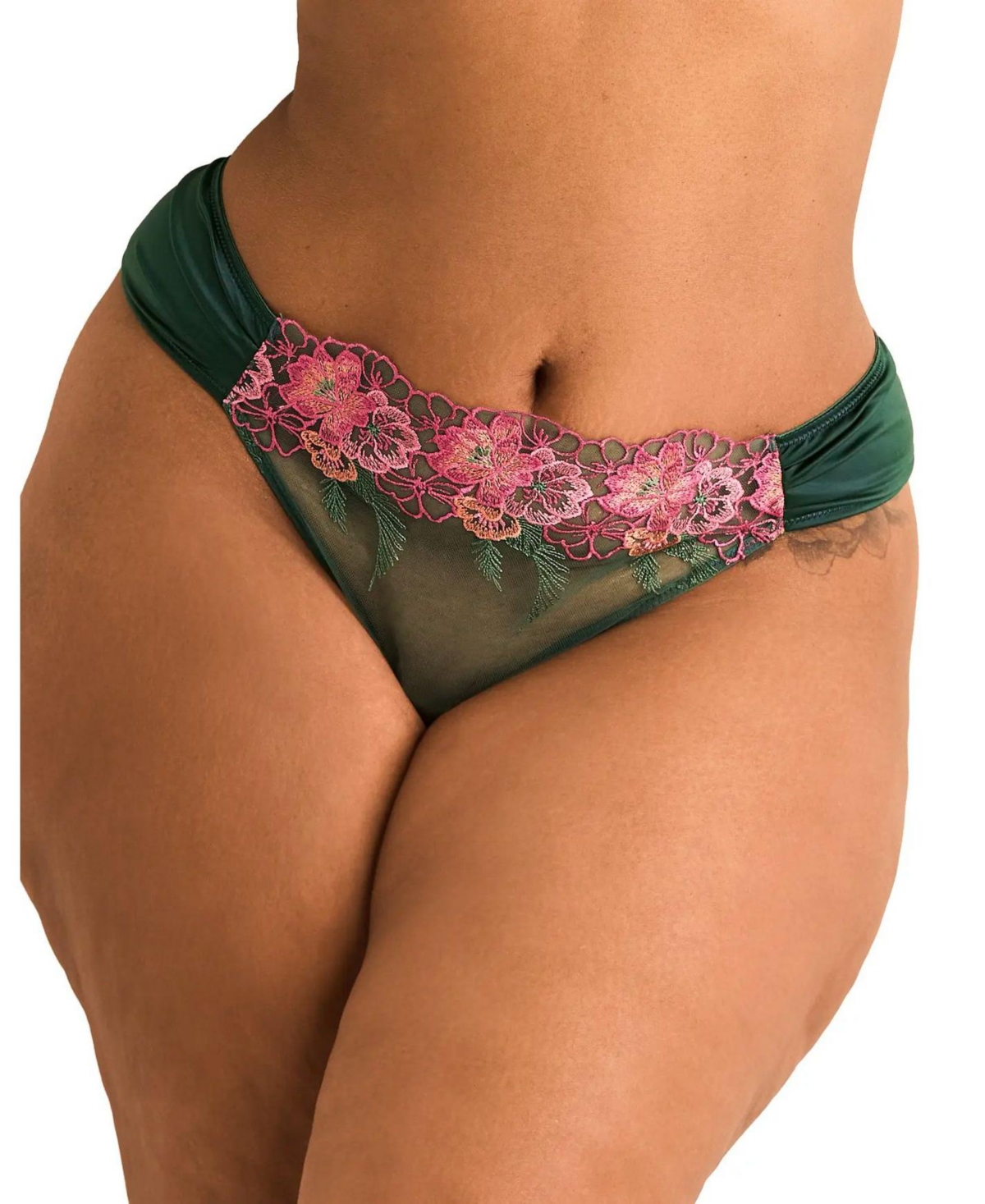 Click here for Adore Me Womens Thong Panty - Dark green prices