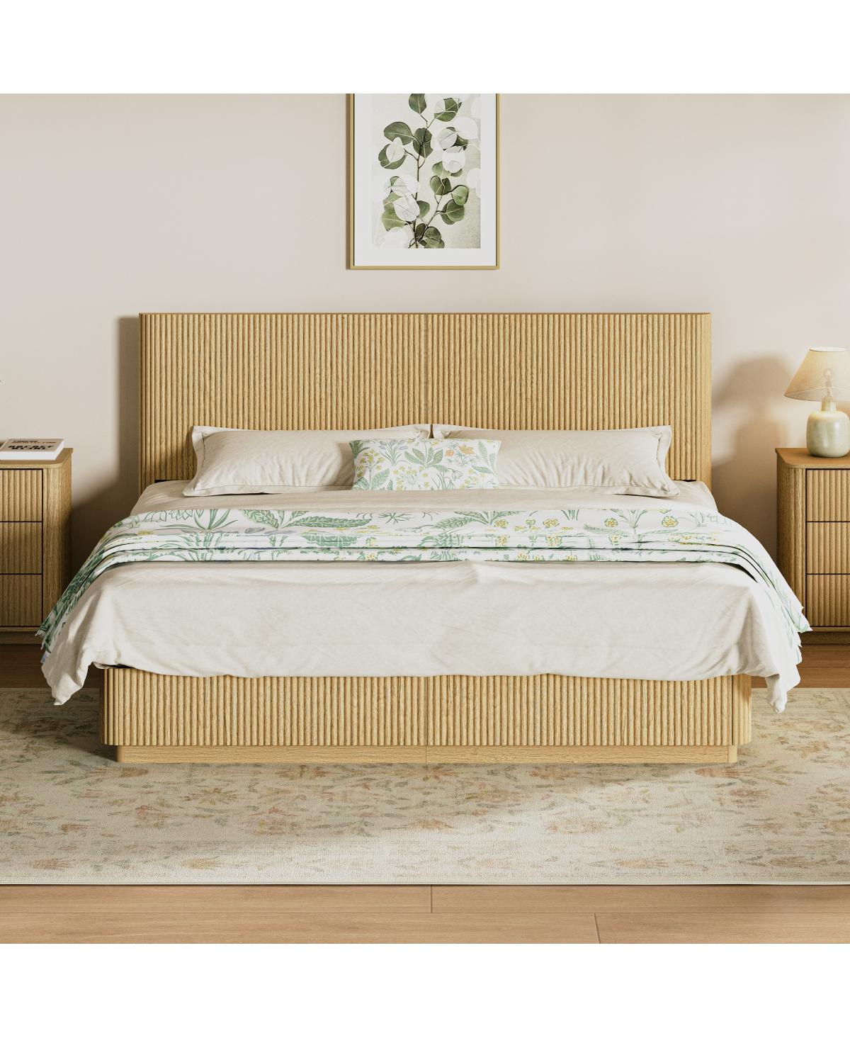 Click here for Streamdale Furniture Led Bed Frame  Modern Wood  C... prices