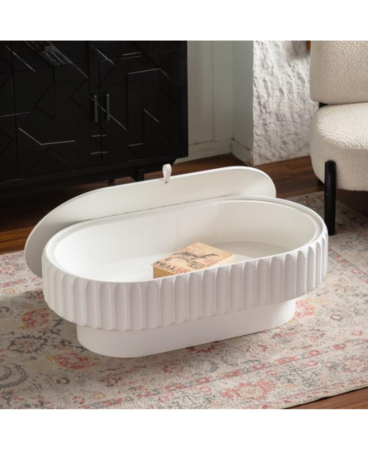 Click here for Streamdale Furniture Fluted Storage Table with Lif... prices