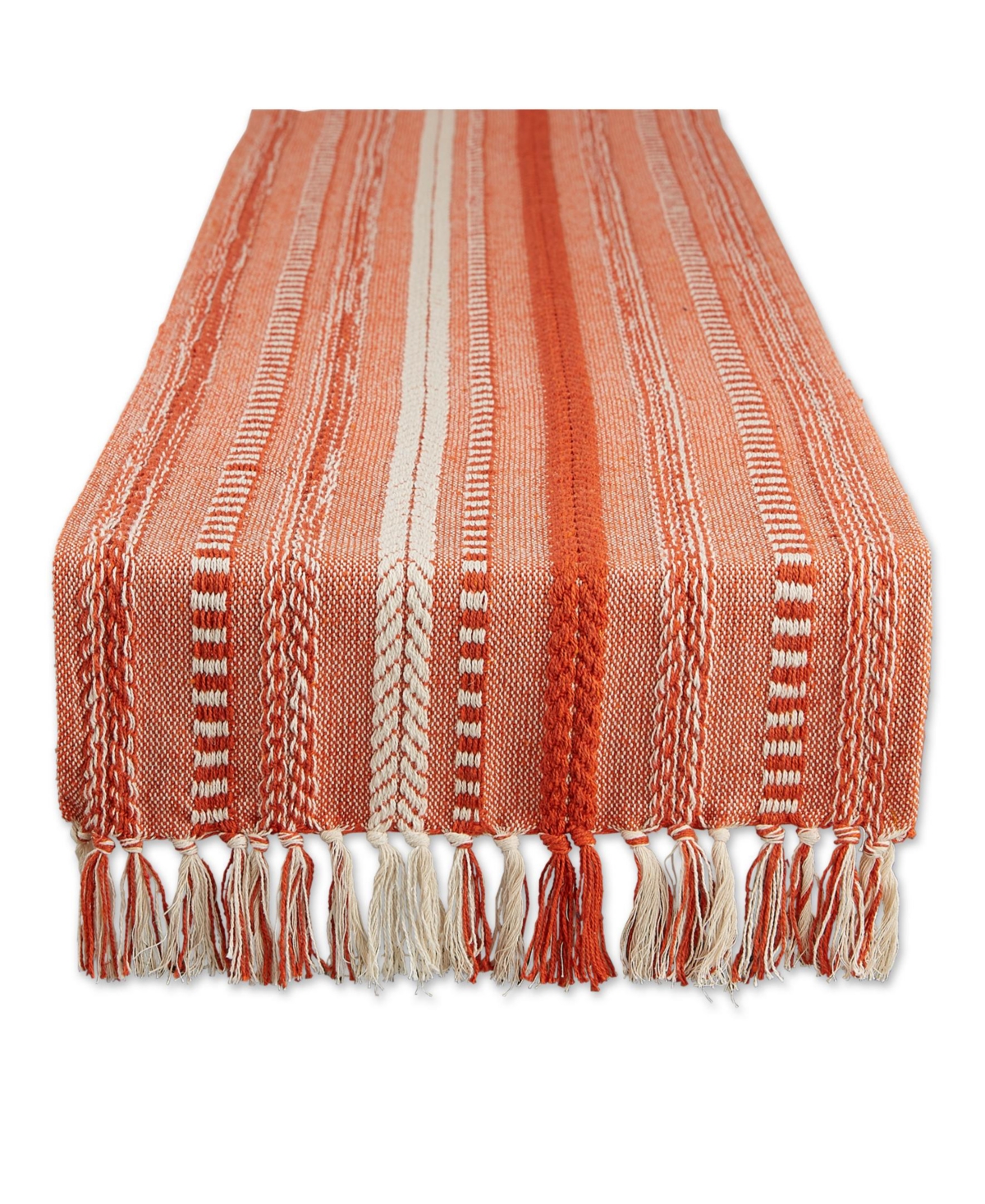 Click here for Design Imports Braided Stripe Textured Table Runne... prices
