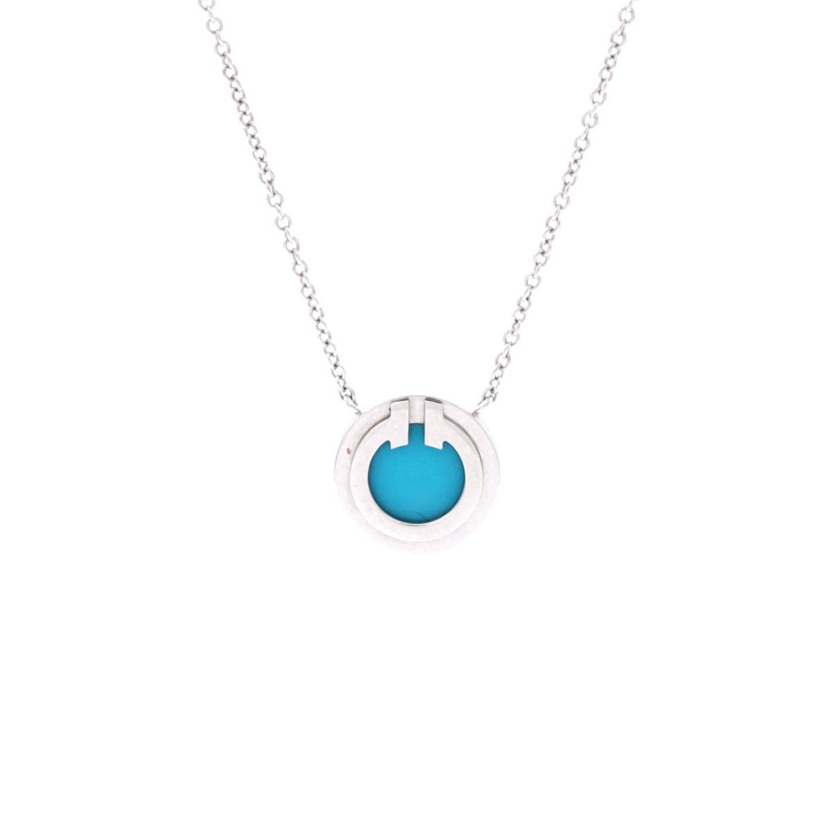 Click here for Pre-Owned Tiffany & Co T Circle Pendant Necklace -... prices