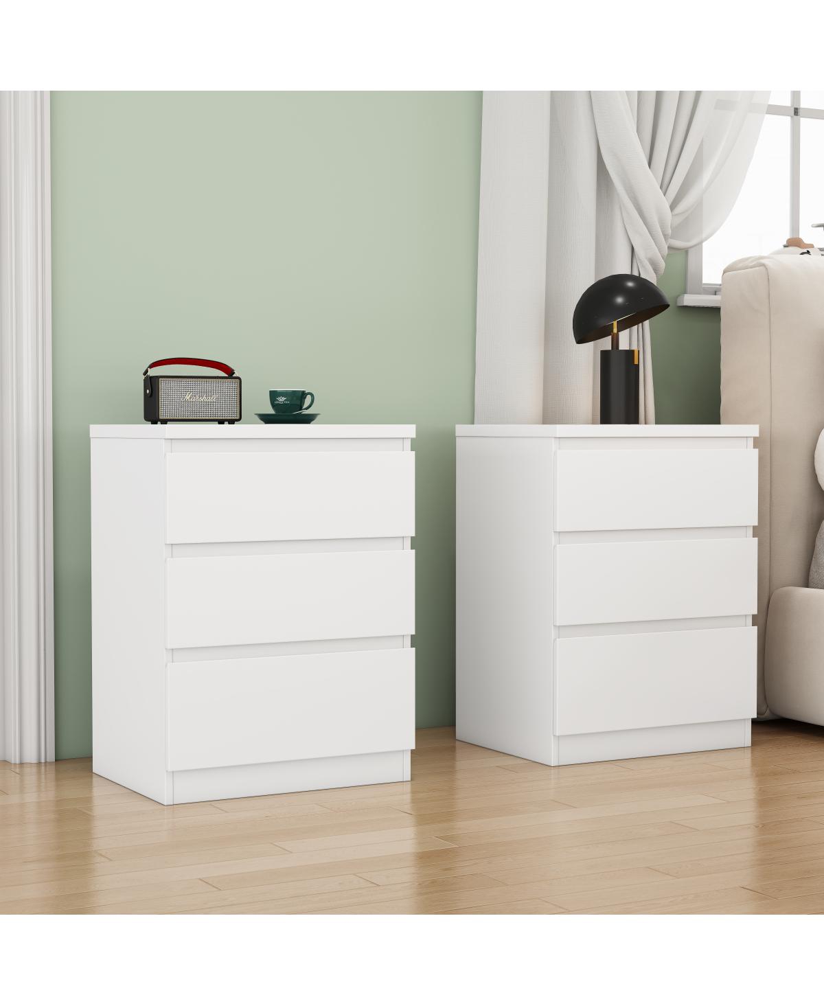 Click here for Streamdale Furniture 2 pieces 19.7 inches 3-Drawer... prices