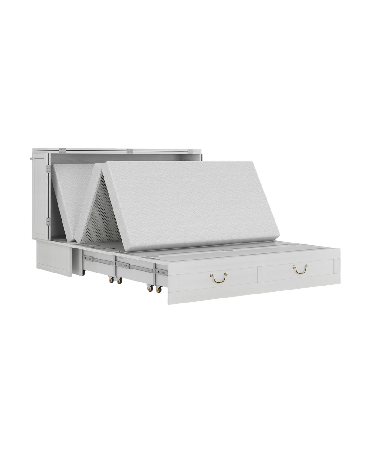 Click here for livelylodge Solid Wood Queen Murphy Bed Cabinet wi... prices
