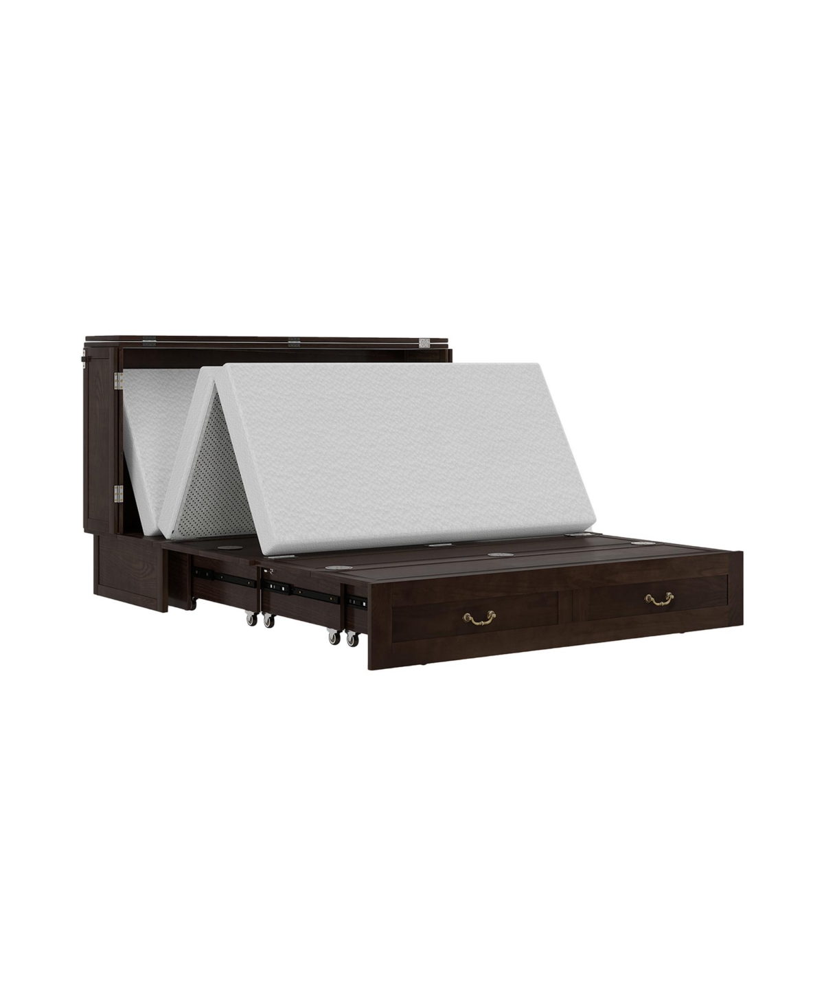 Click here for livelylodge Solid Wood Queen Murphy Bed Cabinet wi... prices