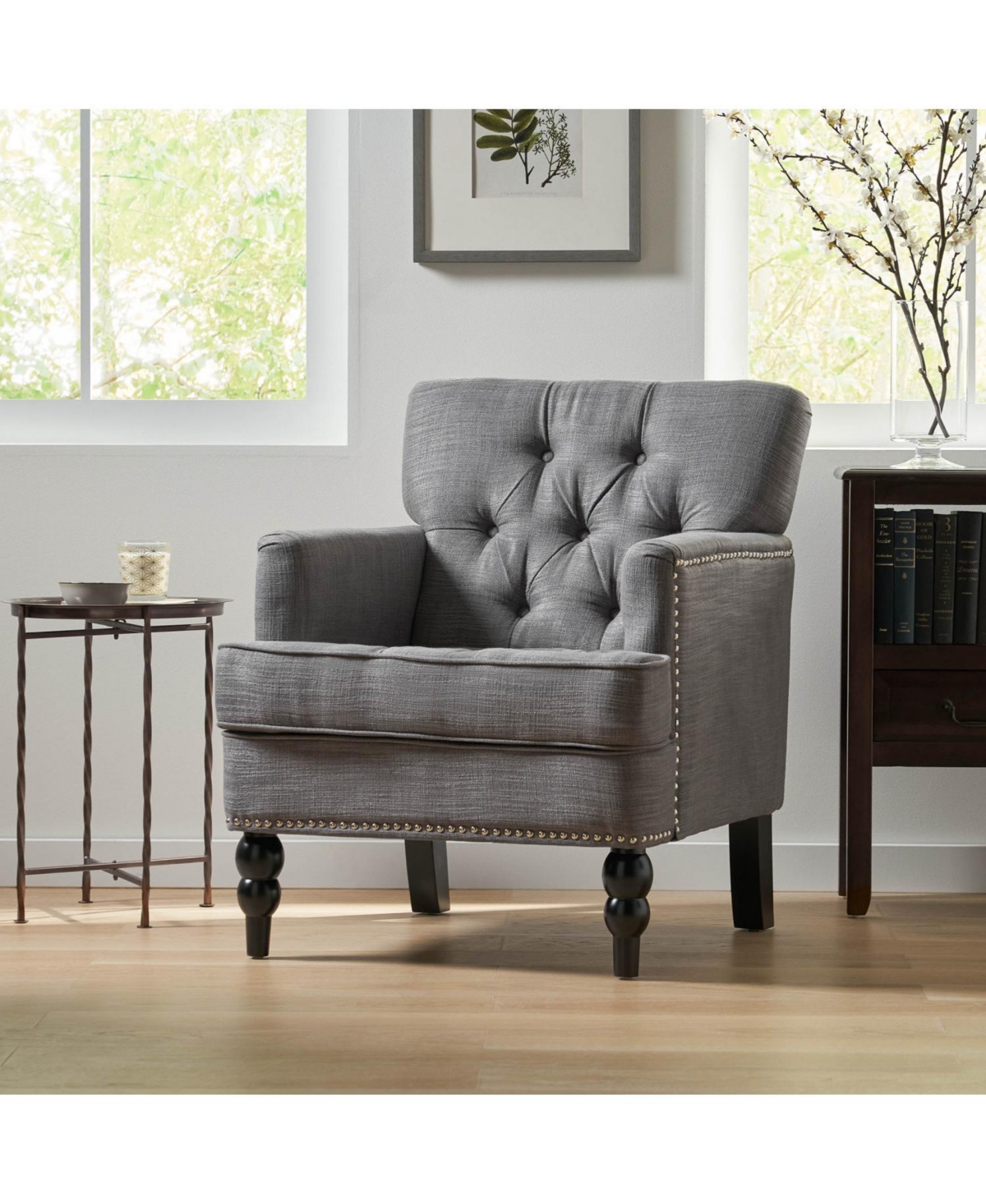 Click here for Streamdale Furniture Tufted Back Club Chair - Fabr... prices