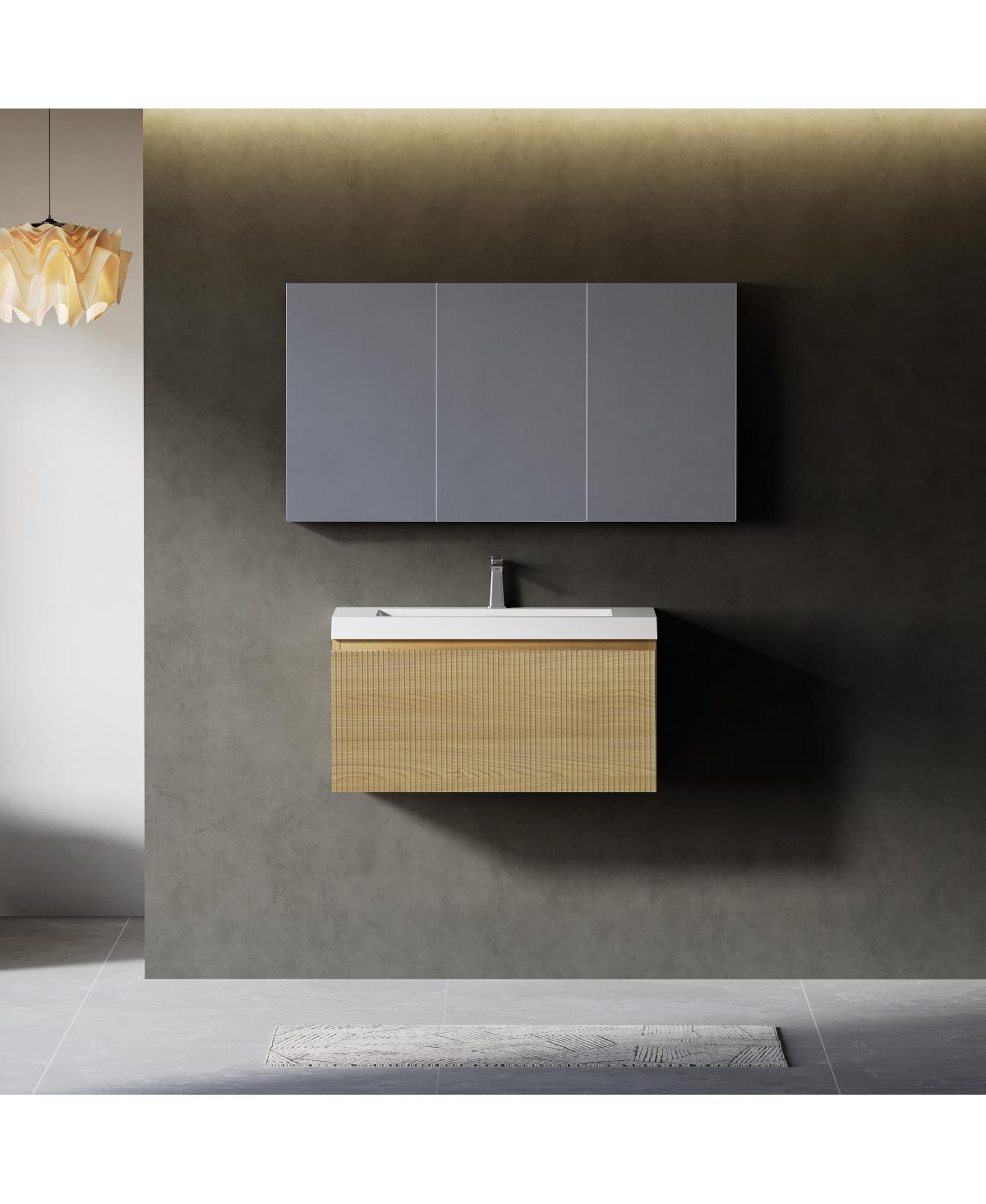 Click here for Sillysis Wall Mounted Bathroom Vanity  Glossy Ston... prices