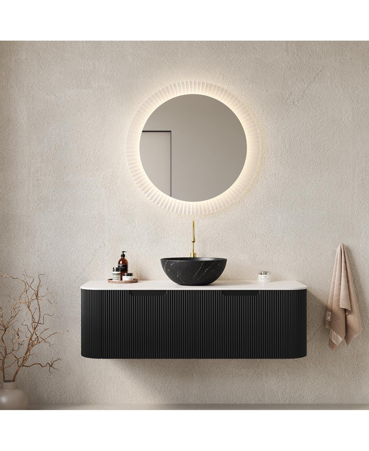 Click here for Sillysis Wall Mounted Bathroom Vanity  Carrara Sin... prices