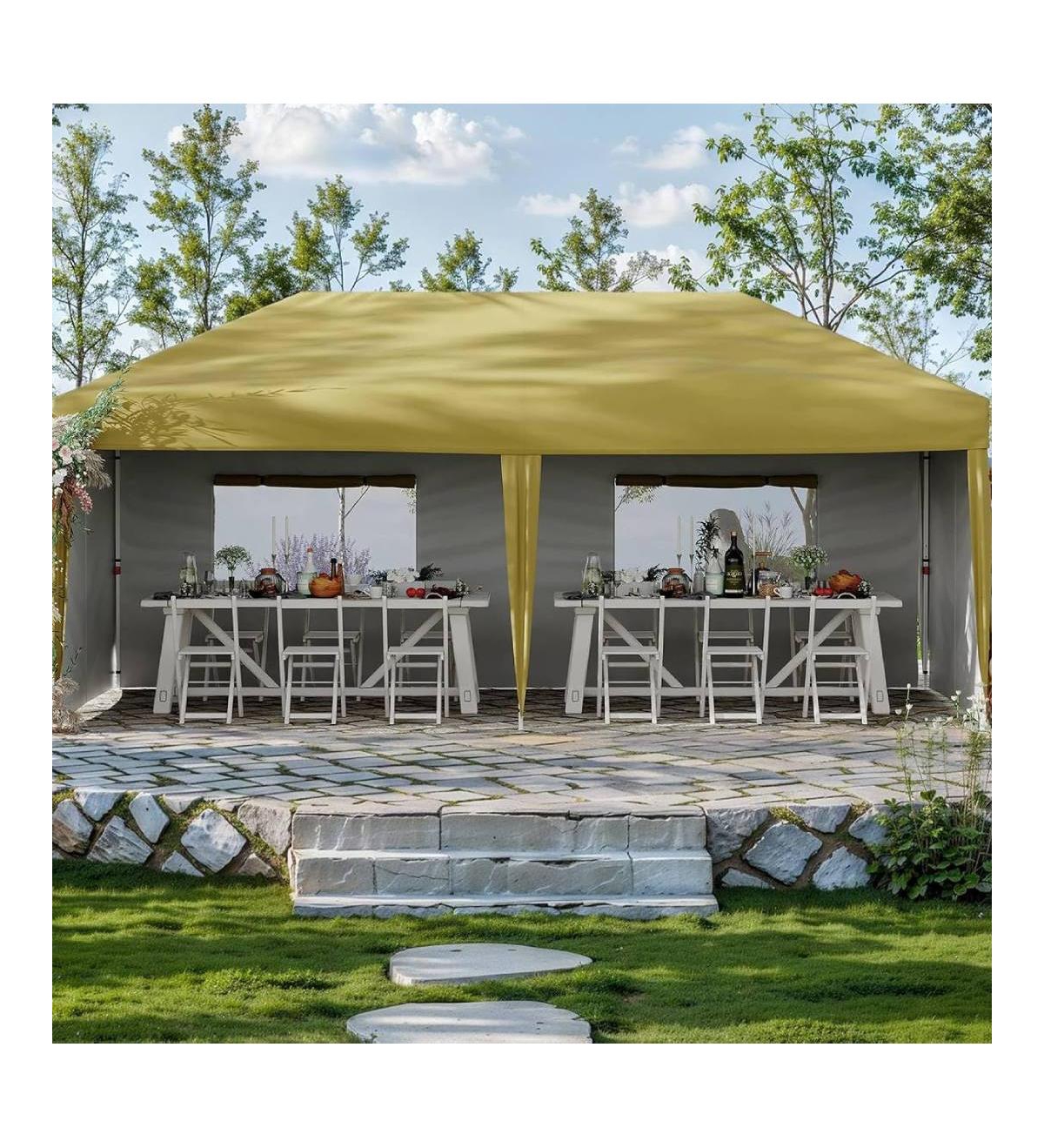 Click here for gaomon 10X20 Pop Up Canopy Tent with 4 Sidewalls f... prices