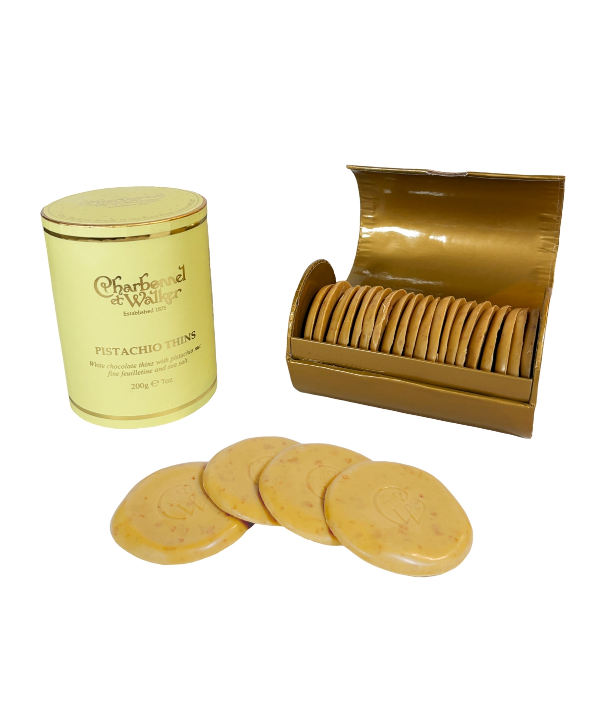 Click here for Charbonnel et Walker Pistachio Thins  20 Pc. prices