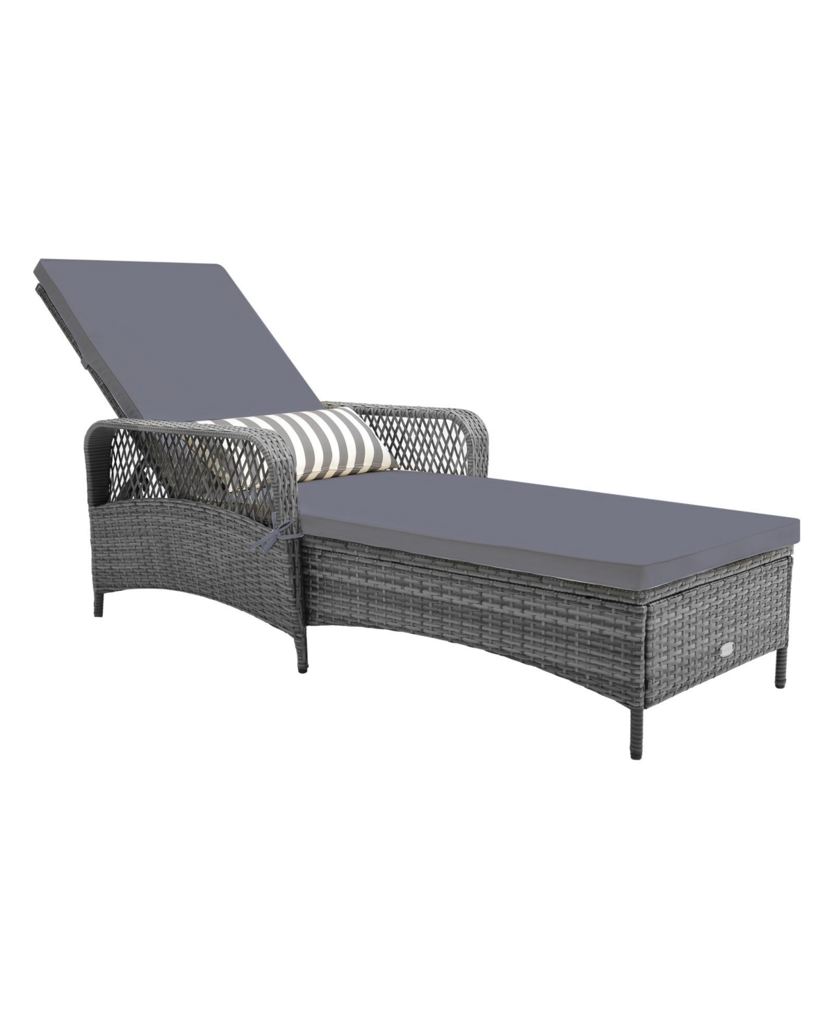 Click here for Slickblue Patio Reclining Chaise Lounge with 6 Pos... prices