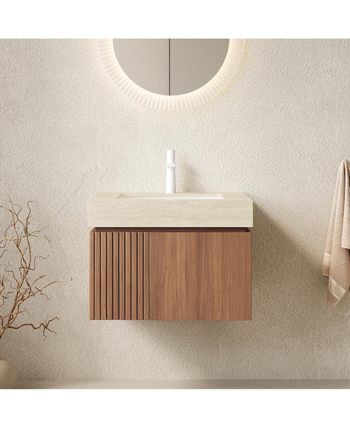 Click here for Sillysis 24 Inches Modern Floating Bathroom Vanity... prices