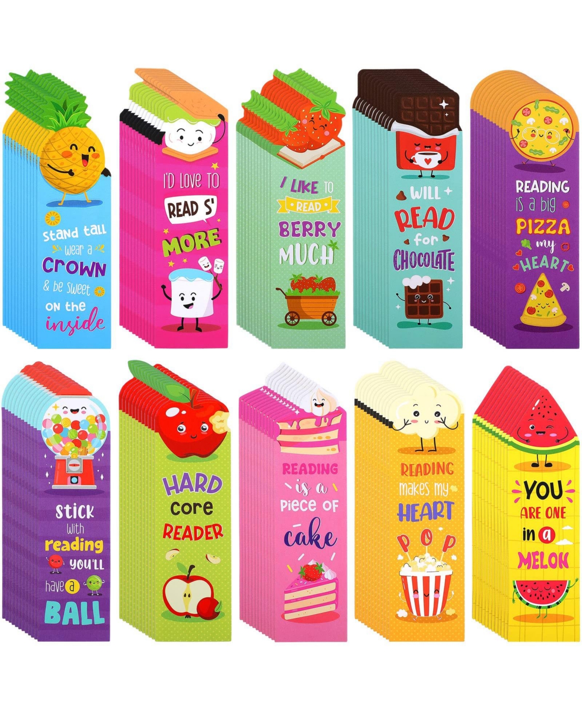 Click here for Gnuadz Scratch Sniff Scented Bookmarks Fruit Food... prices