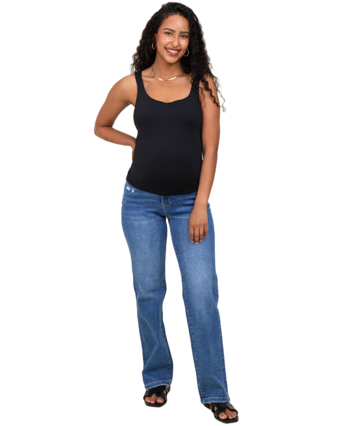 Click here for Pinkblush Maternity Mid Rise Full Length Straight... prices
