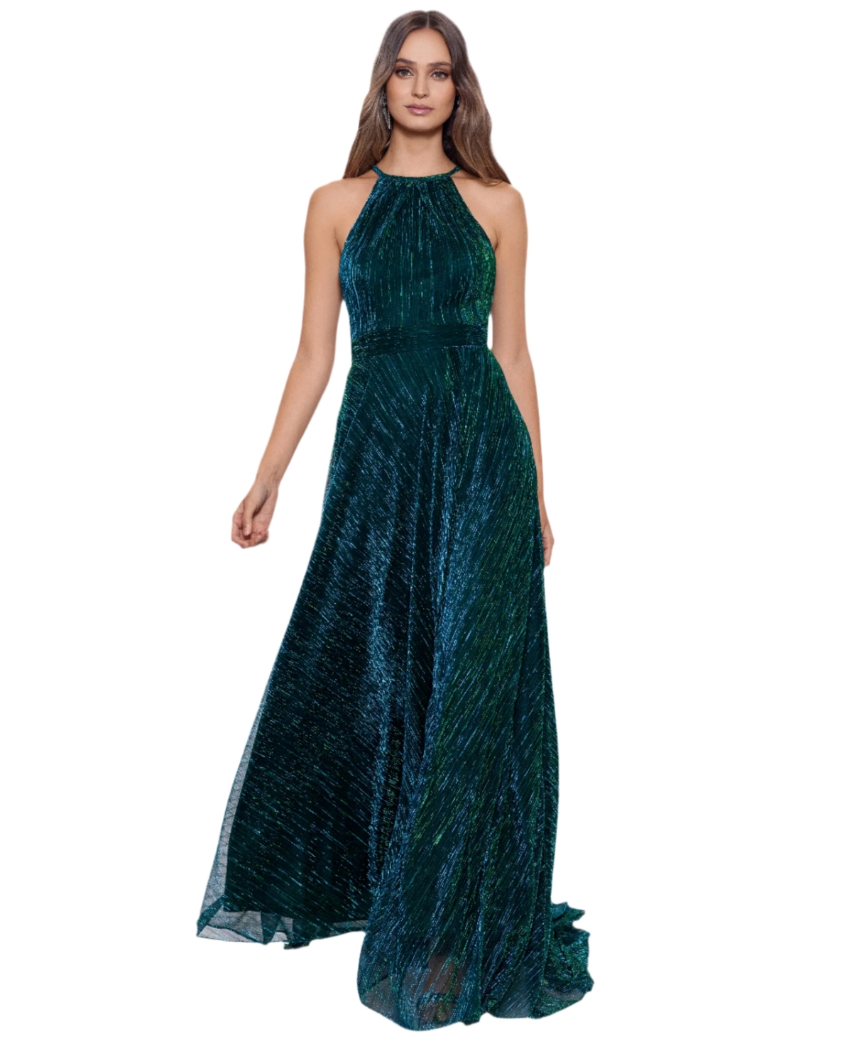 Click here for B&A By Betsy and Adam Petite Sleeveless Halter Nec... prices