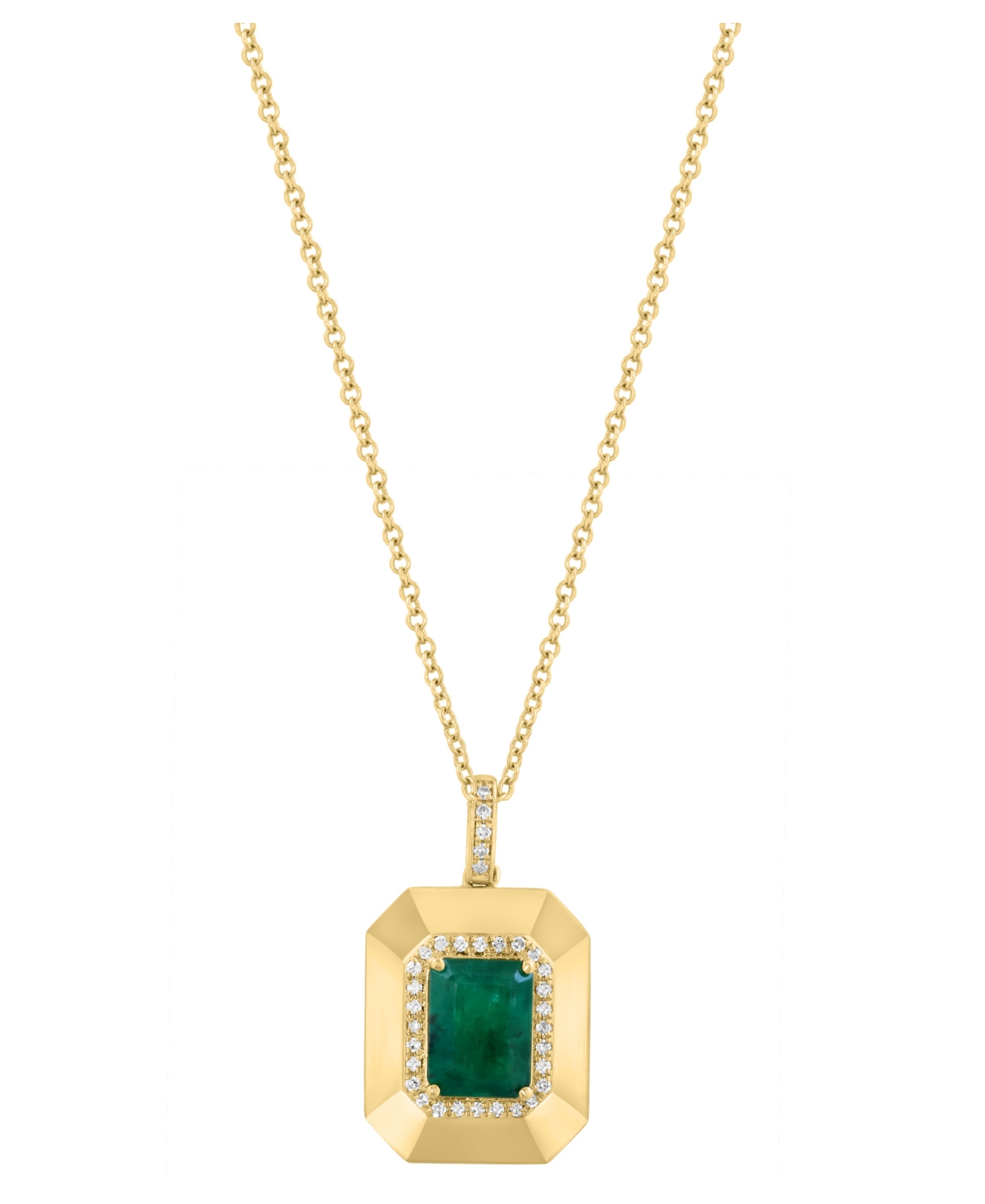 Click here for Effy Collection Emerald (1-3/8 ct. t.w.) & Diamond... prices