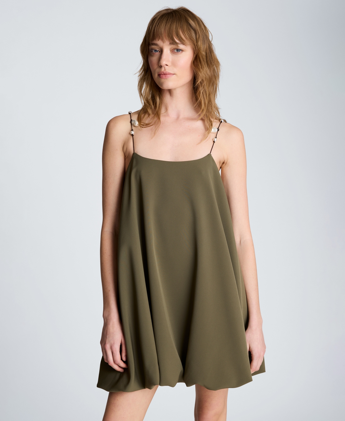 Click here for Kenneth Cole Womens Sleeveless Bubble Hem Mini Dre... prices