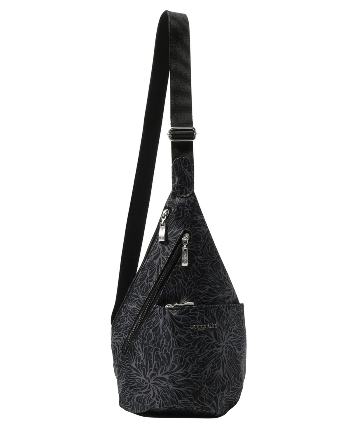 Click here for Baggallini Lightweight Mini Sling Handbag - Midnig... prices