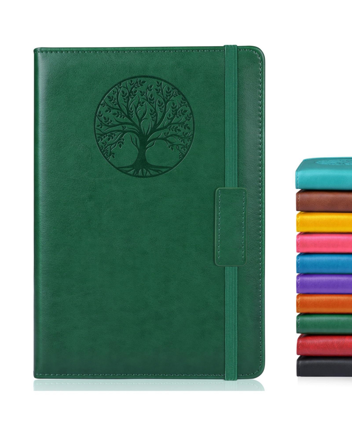 Click here for Gnuadz Lined Journal Notebook Hardcover Leather Ru... prices