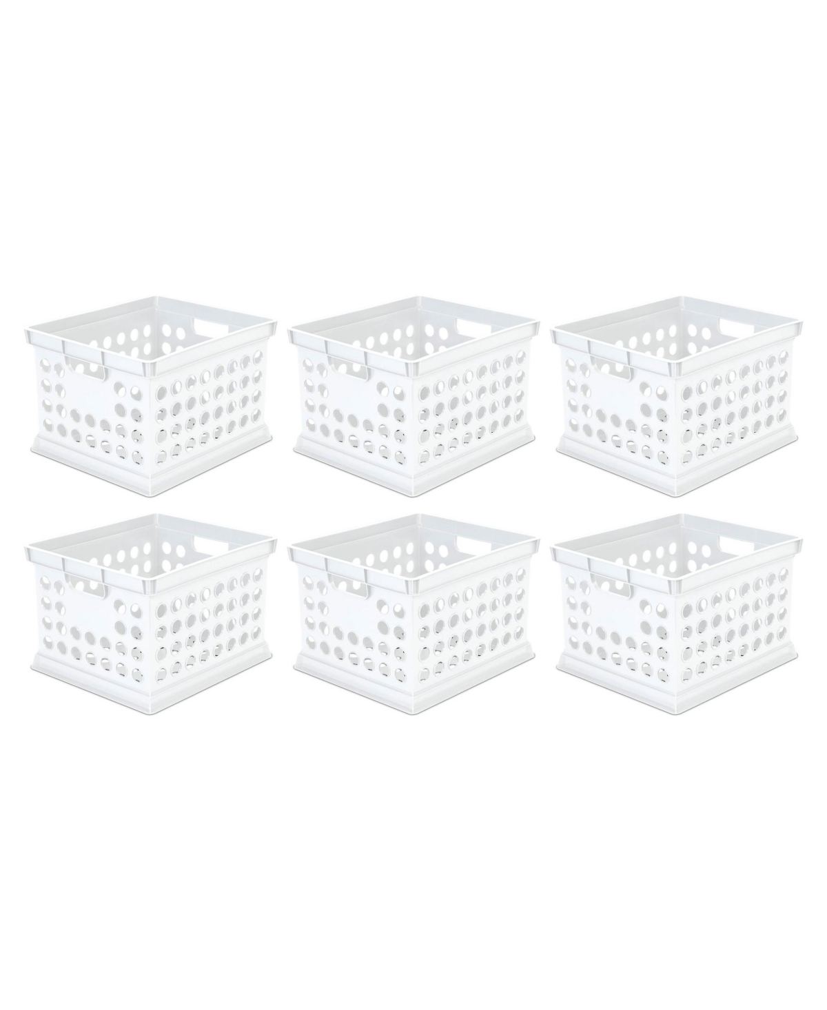 Click here for Sterilite Stackable Plastic Storage Open Crate Bin... prices