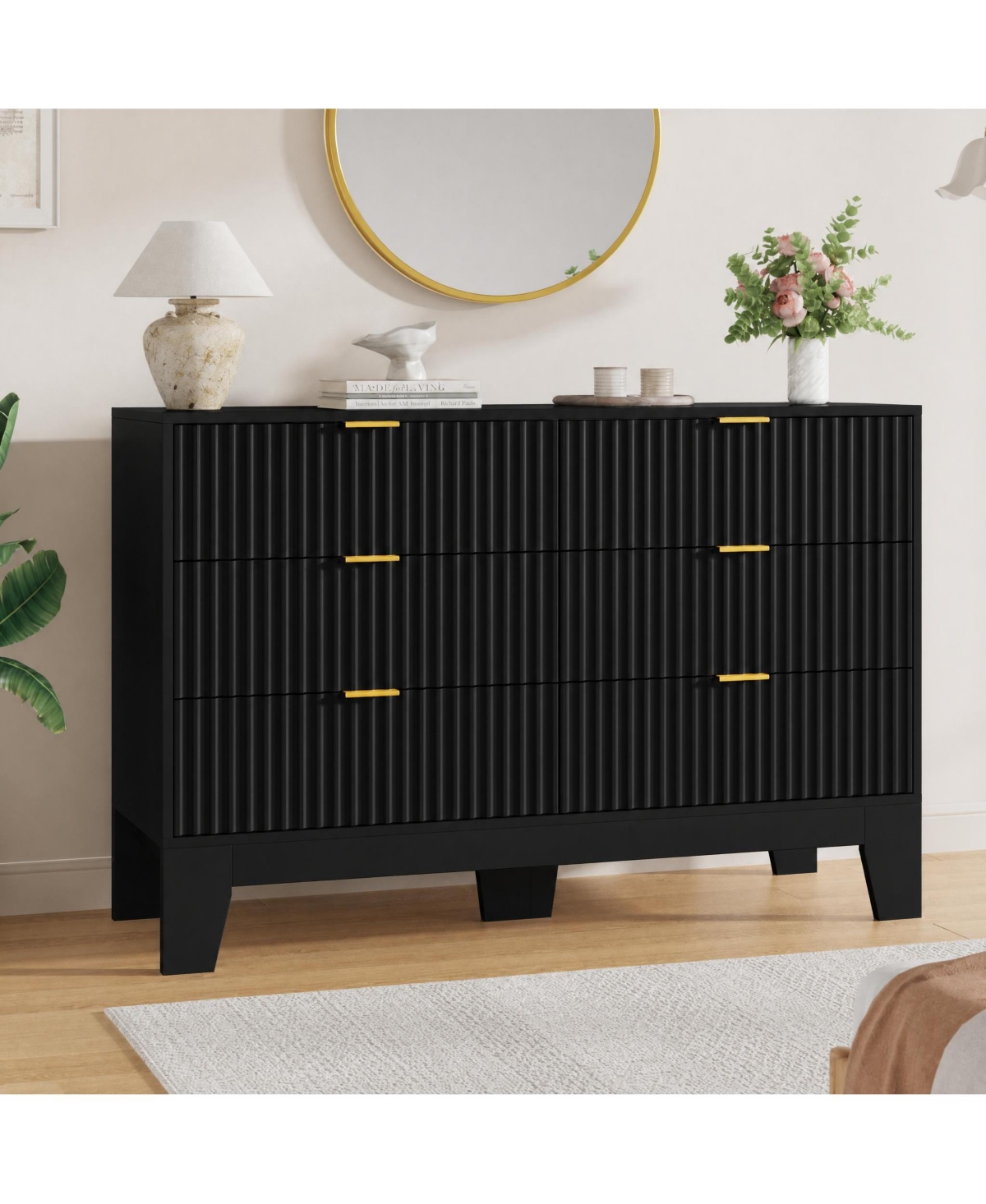 Click here for homfan 9 Drawer Dresser for Bedroom  47 Wide Flute... prices