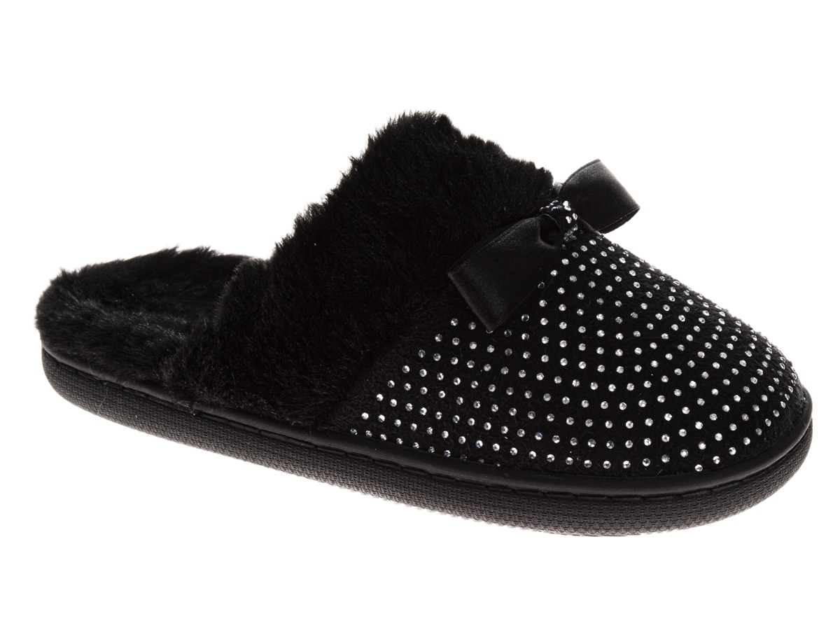 Click here for Badgley Mischka Womens Rhinestone Slippers (Adults... prices