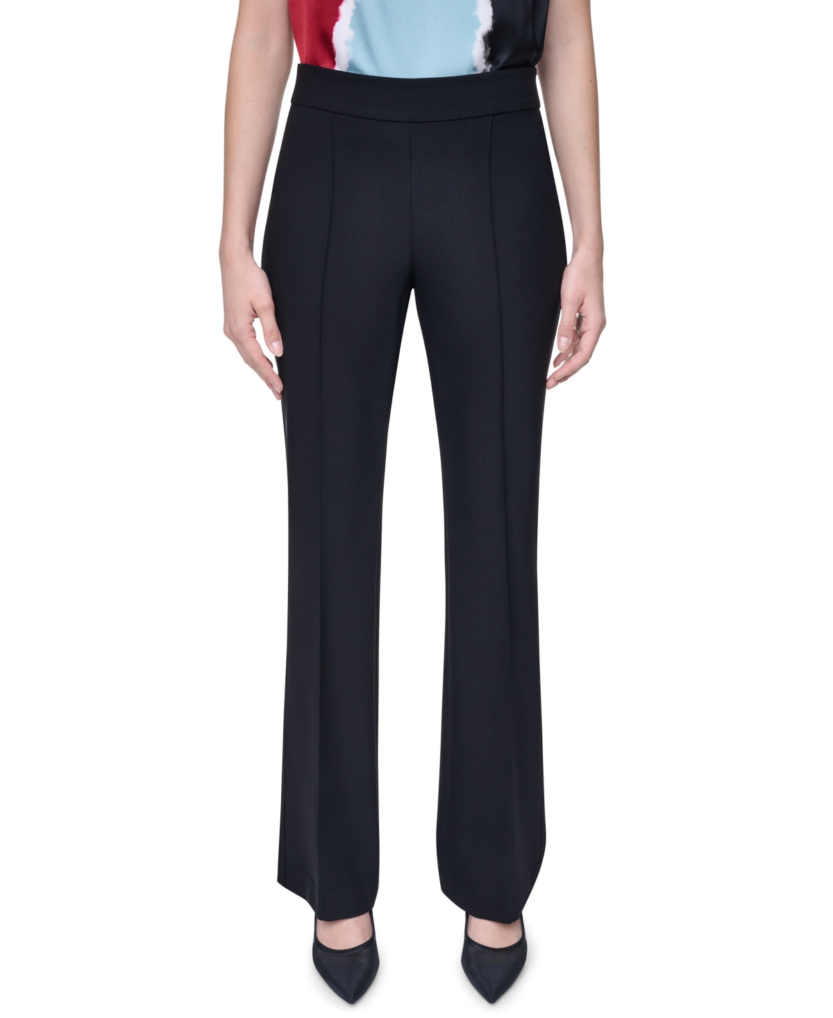 Click here for Dkny Petite Tech Sport Pull-On Pants - Black prices