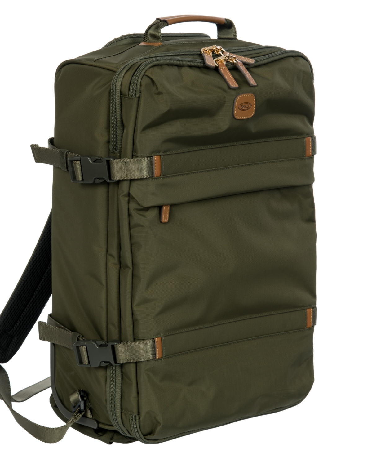 Click here for Brics X-Travel 19 Trolley Backpack - Olive prices
