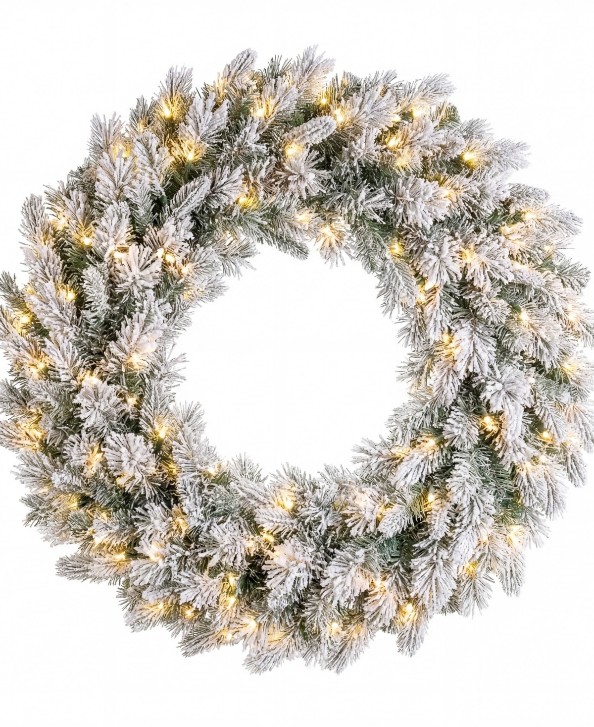 Click here for Hallmark 36 Pre-Lit Wreath with Glitter Finish - G... prices