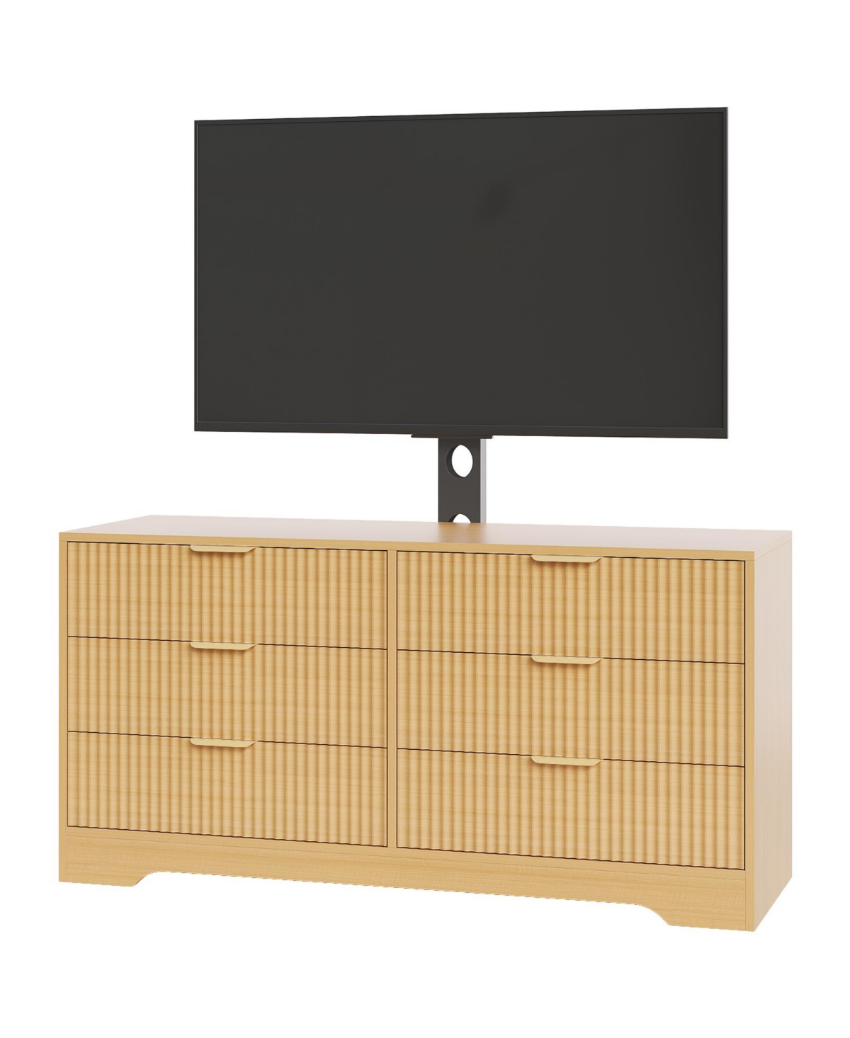 Click here for gaomon 6 Drawers  Wood Dresser Entertainment Cente... prices