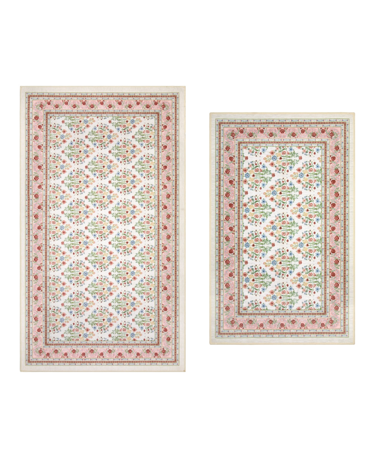Click here for Laura Ashley Printed Chenille Deaney 2-Pc. Rug Set... prices