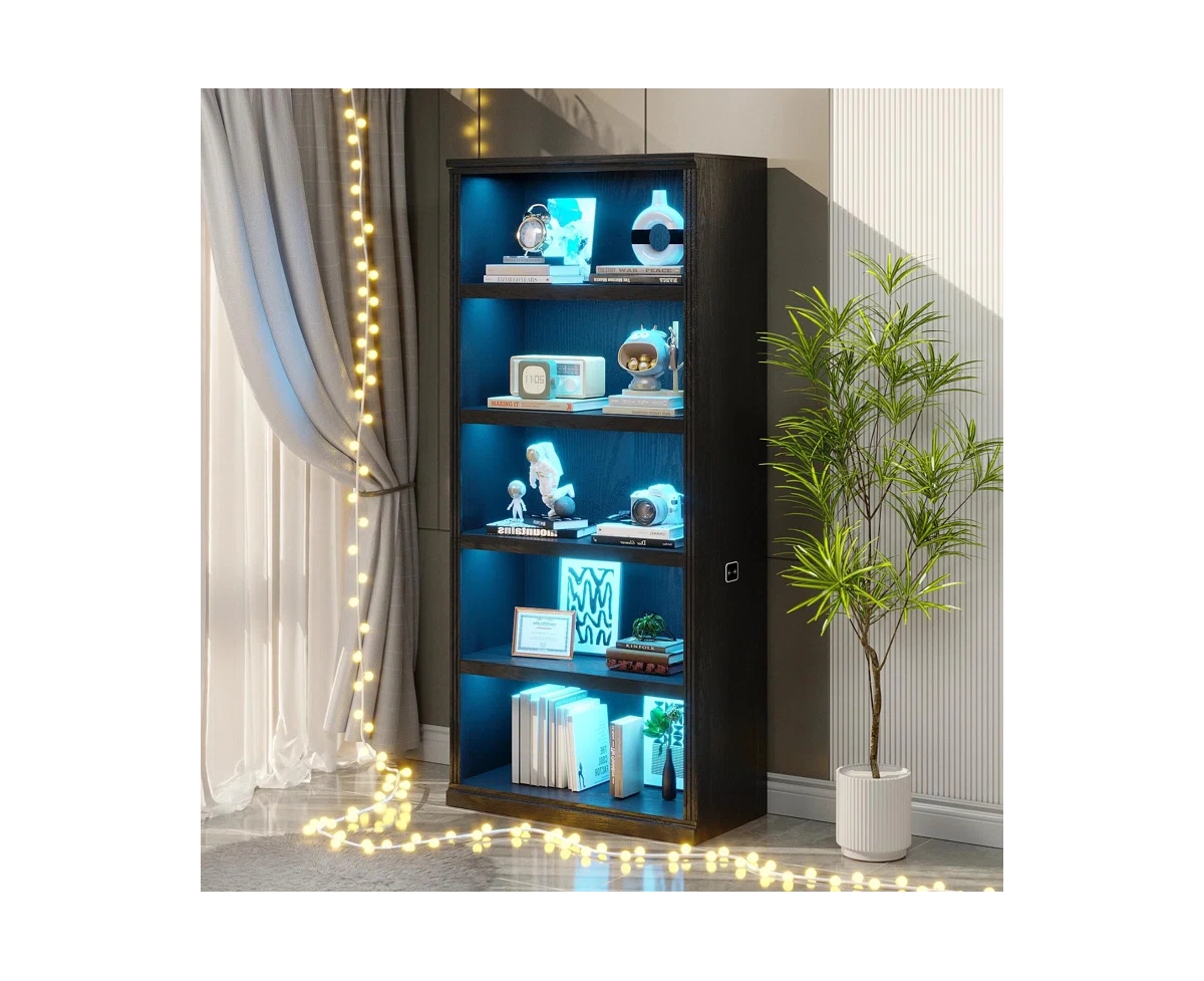 Click here for Vlsrka 71 Tall 5-Tier Bookcase  Open Display Shelf... prices