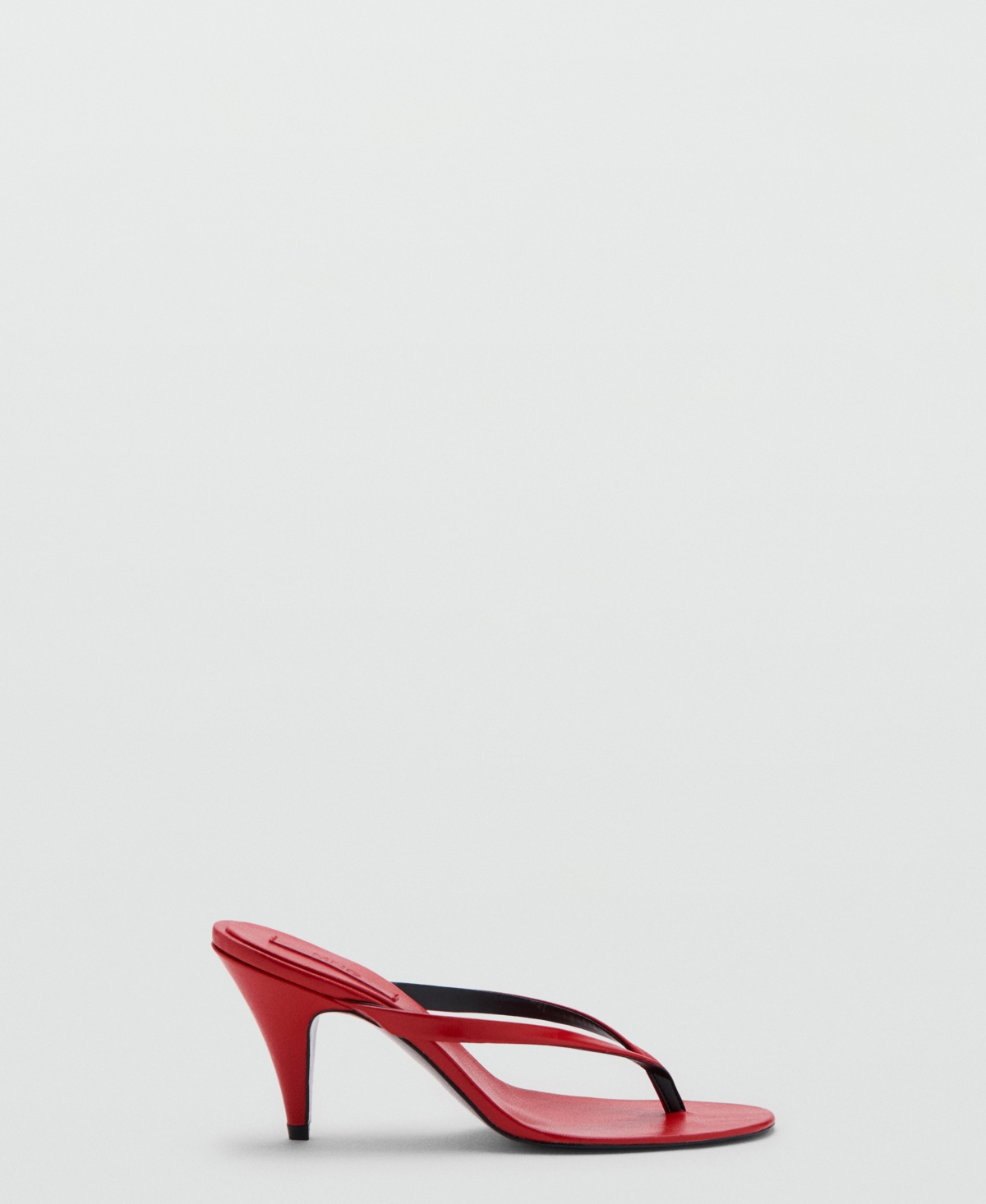Click here for Mango Womens Straps Heeled Sandals - Red prices
