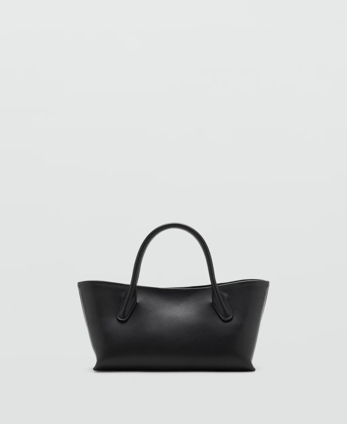 Click here for Mango Womens Leather Handbag - Black prices