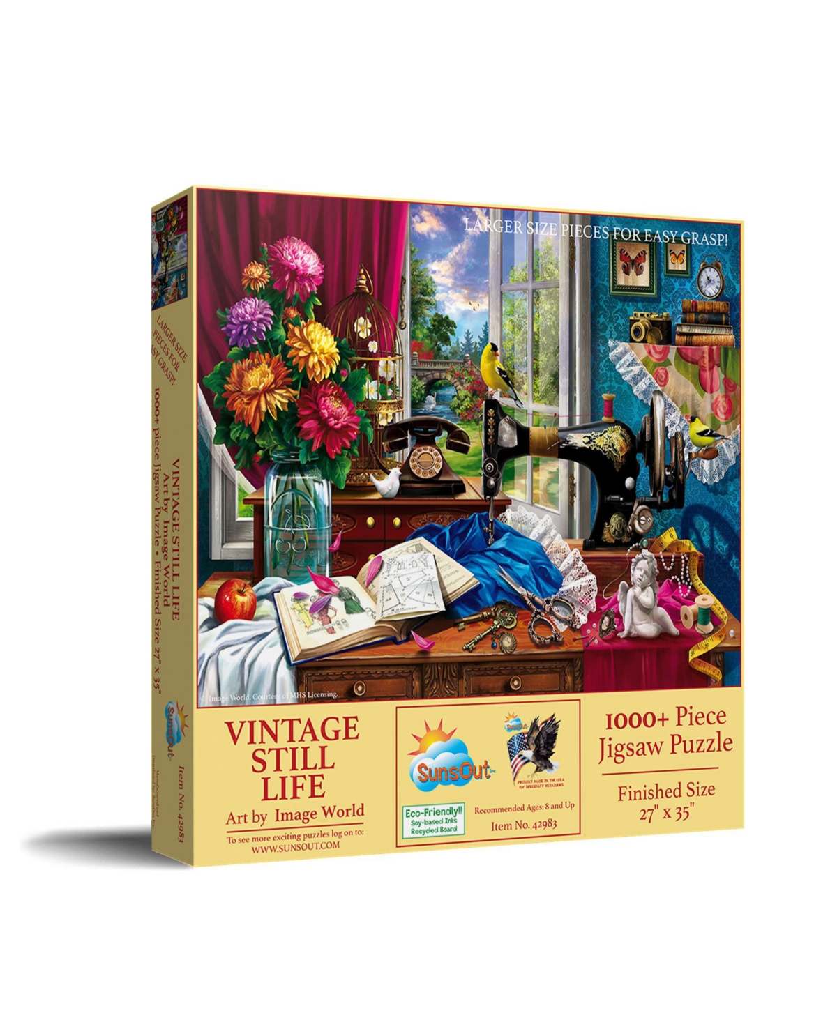 Click here for SunsOut Vintage Still Life 1000 piece Jigsaw Puzzl... prices