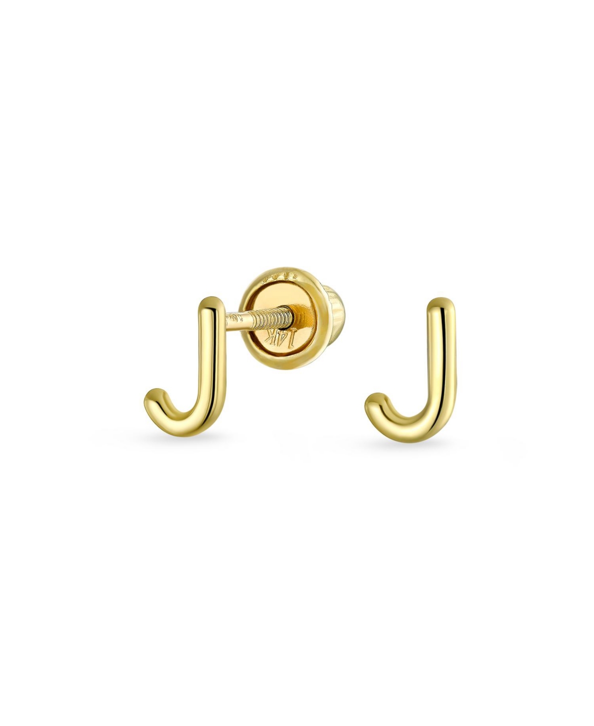 Click here for Bling Jewelry Abc Tiny 14K Gold Block Alphabet Let... prices
