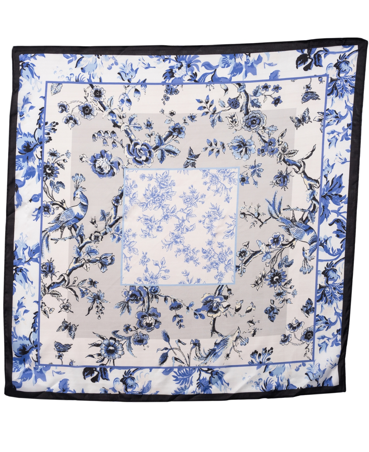 Click here for Vince Camuto Wallpaper Square Scarf - Denim prices