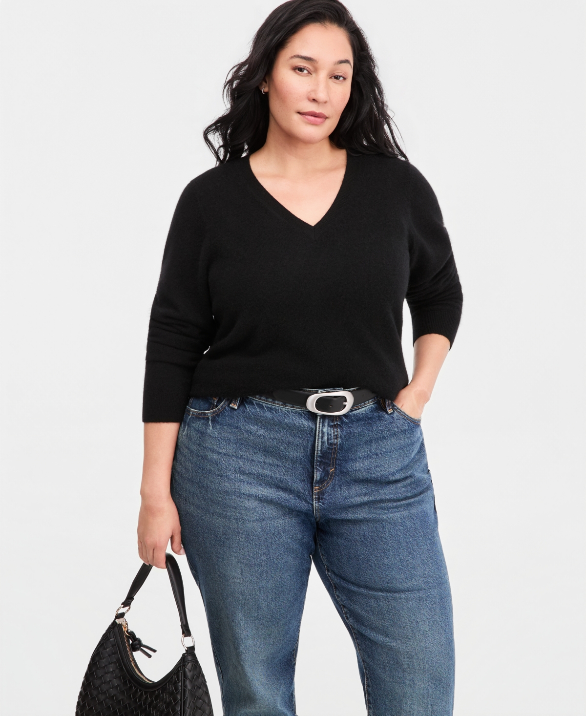 Click here for Charter Club Plus Size 100 Cashmere V-Neck Sweater... prices