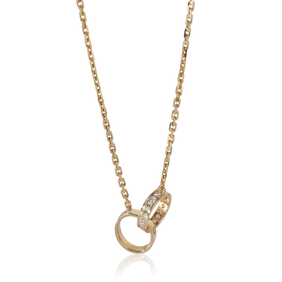 Click here for Pre-Owned Cartier Yellow Gold Diamond Love Necklac... prices