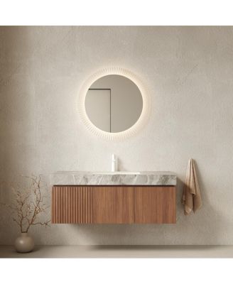 Click here for Sillysis Wall Mounted Bathroom Vanity Luxury Sinte... prices