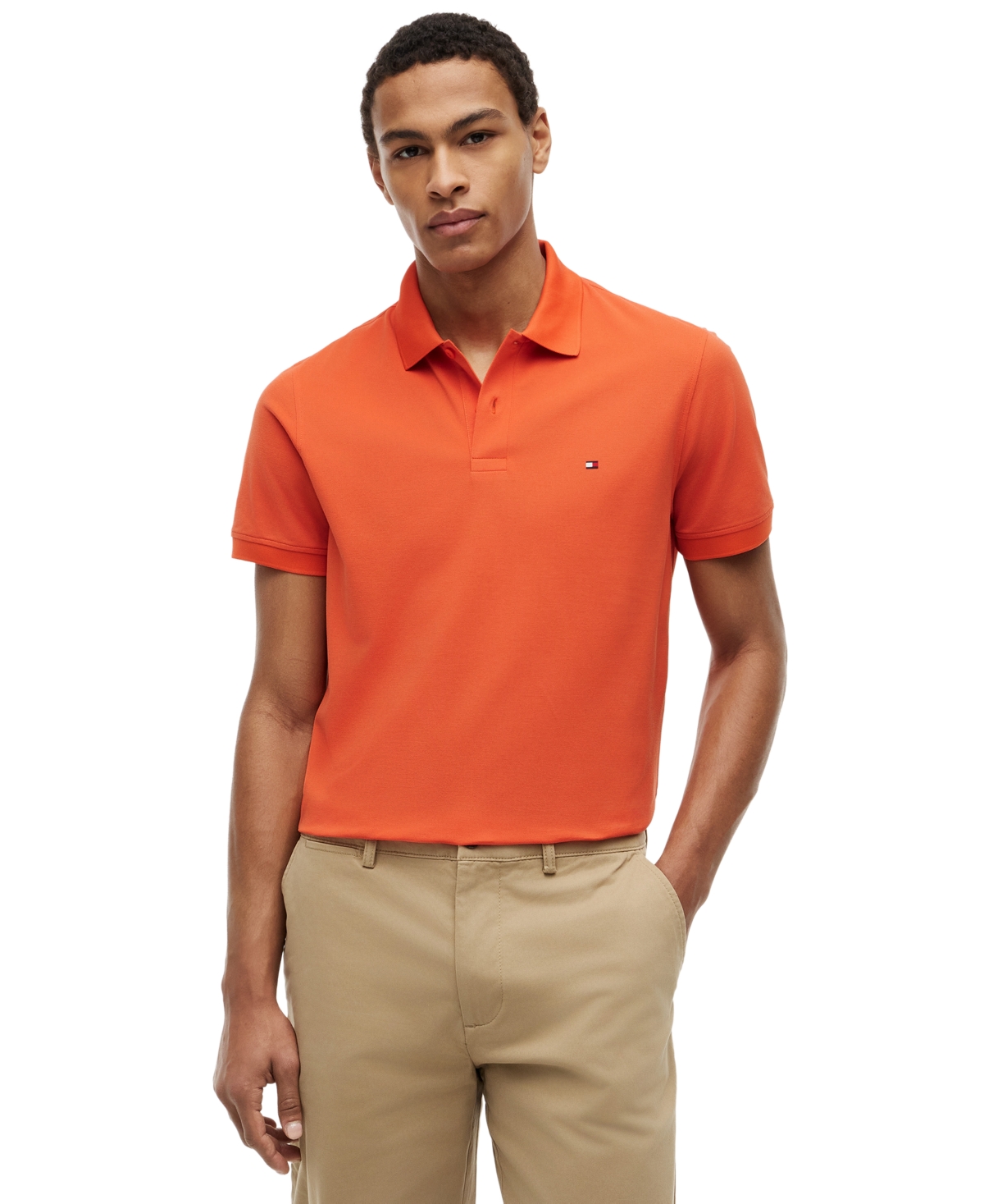 Click here for Tommy Hilfiger Mens Short-Sleeve Polo Shirt - Bril... prices