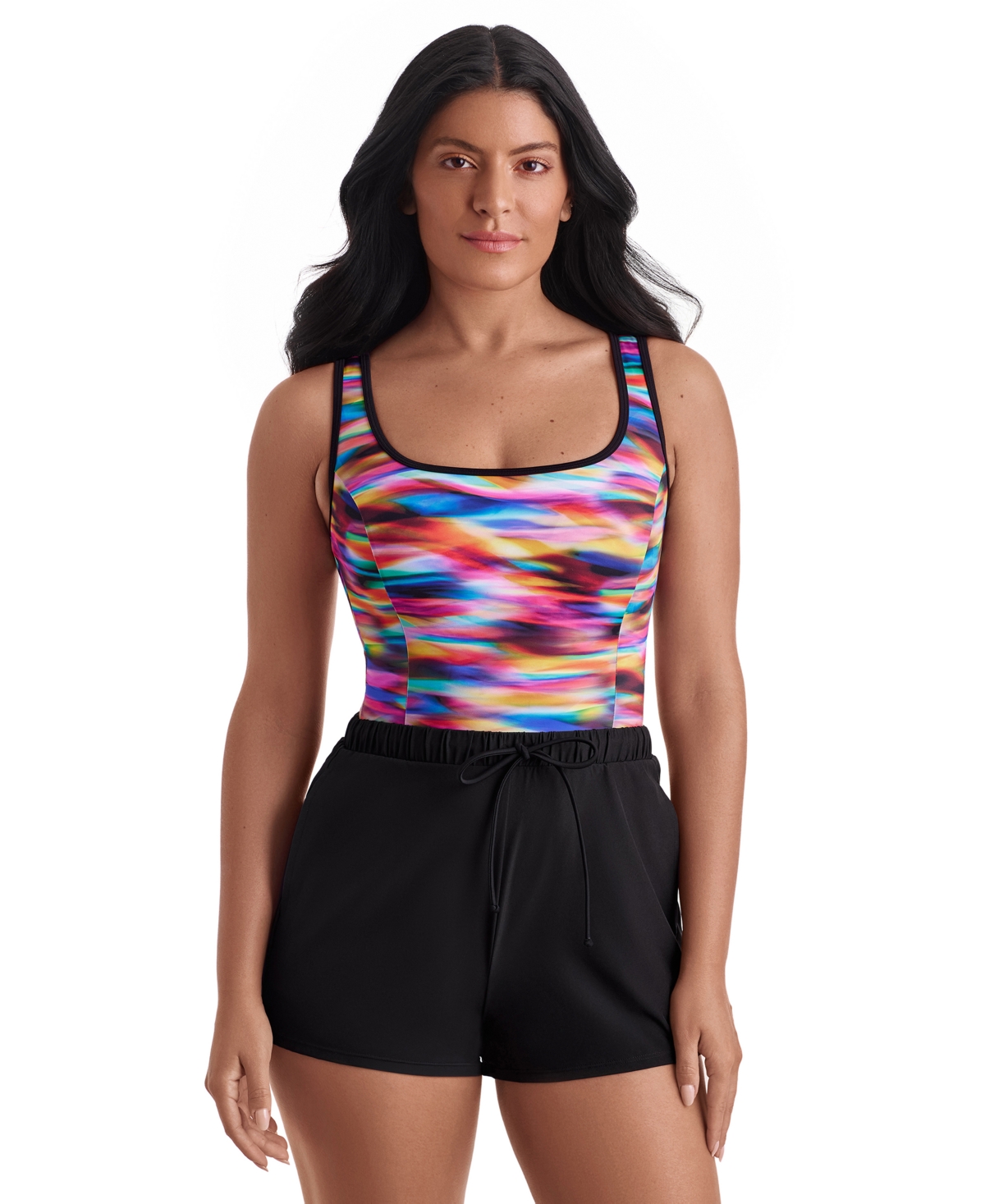 Click here for ShapeSolver Womens Sport Binded Scoop Neck Runarou... prices