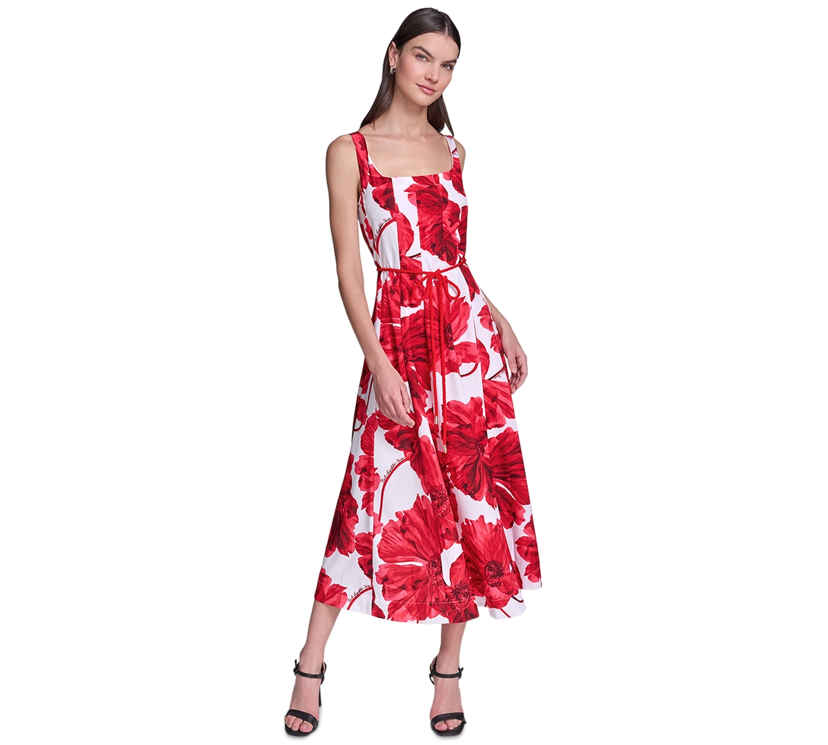 Click here for Karl Lagerfeld Paris Womens Floral Fit & Flare Bel... prices