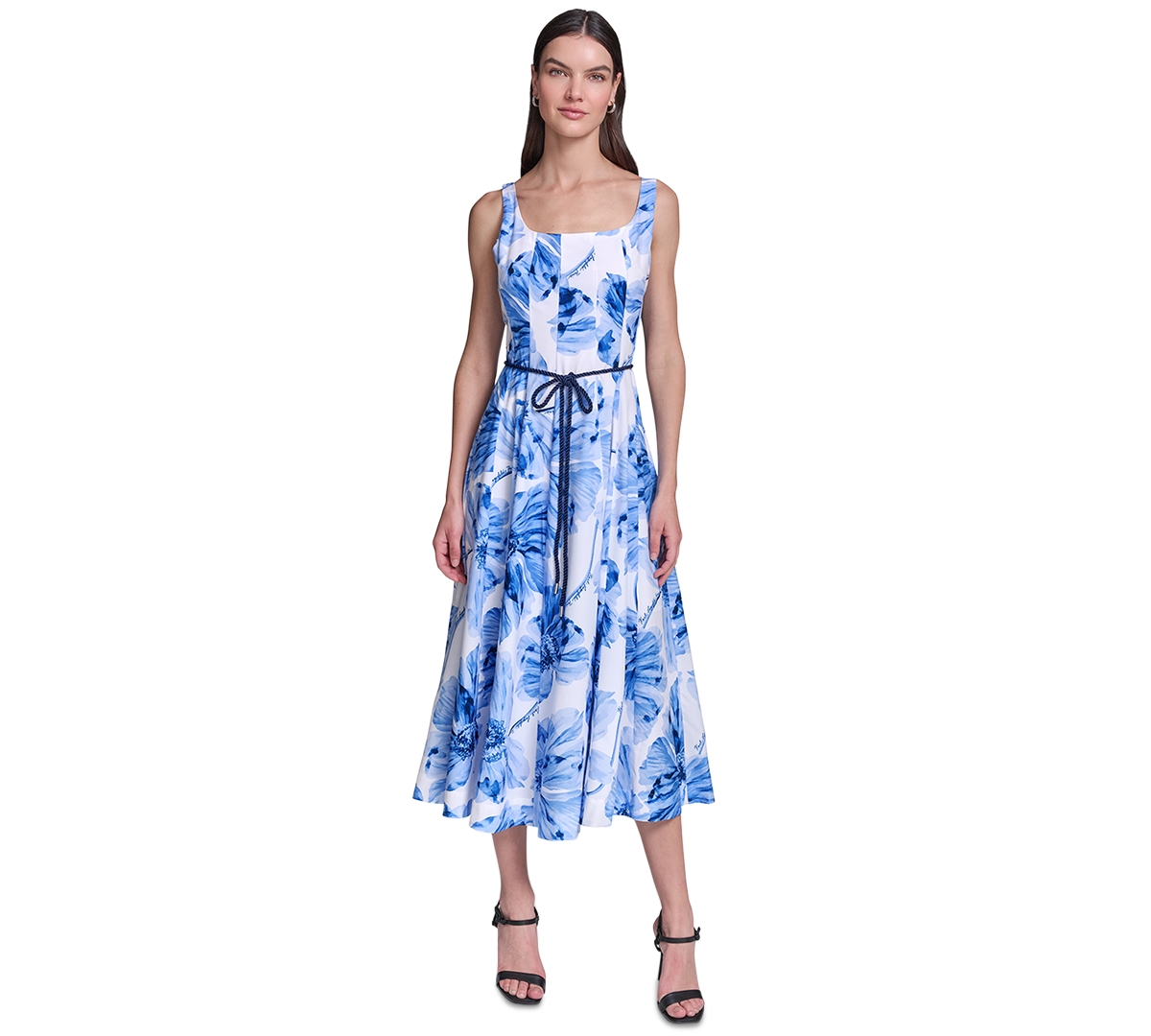 Click here for Karl Lagerfeld Paris Womens Floral Fit & Flare Bel... prices