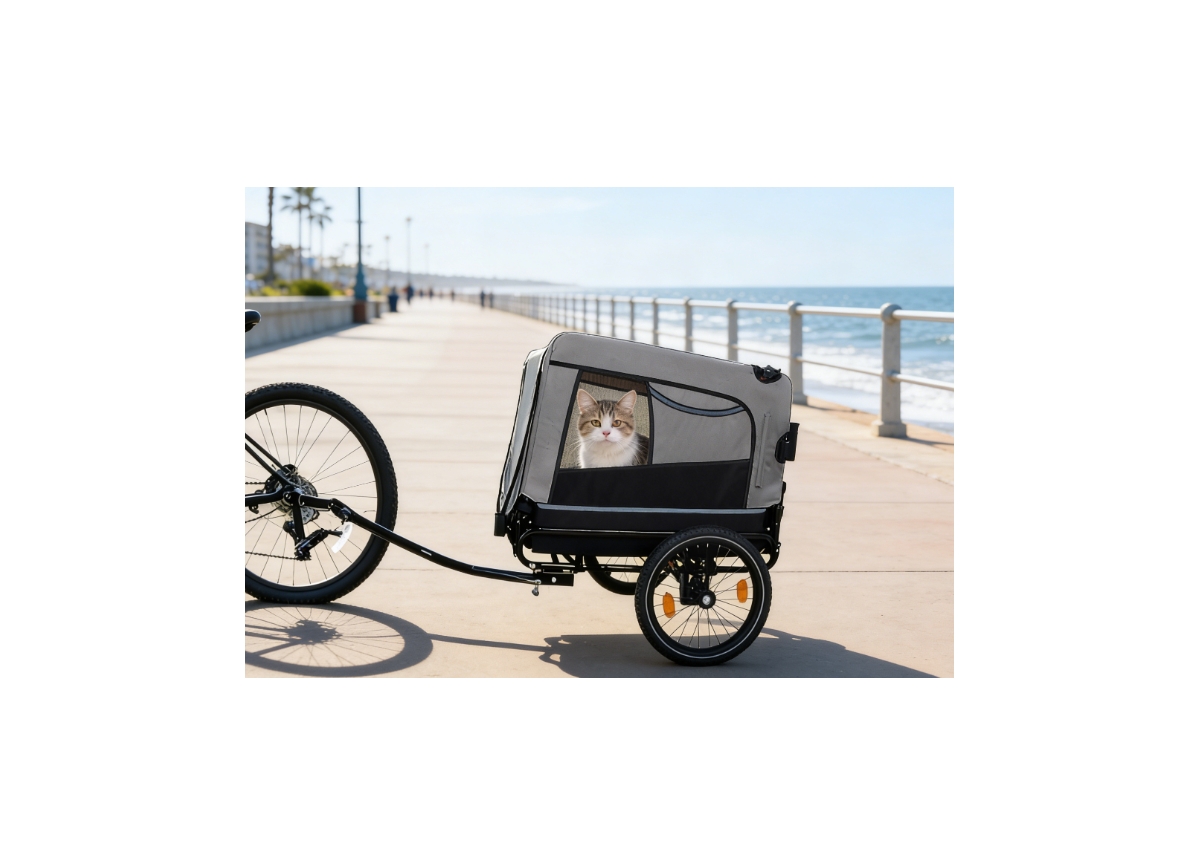 Click here for Zeus & Ruta 2 in 1 Cat Trailer Cart with Detachabl... prices