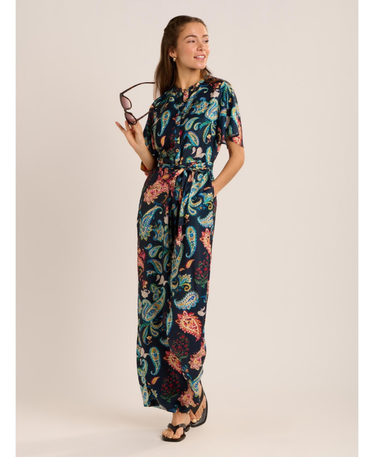 Click here for Brakeburn Womens Olivia Jumpsuit - Navy prices