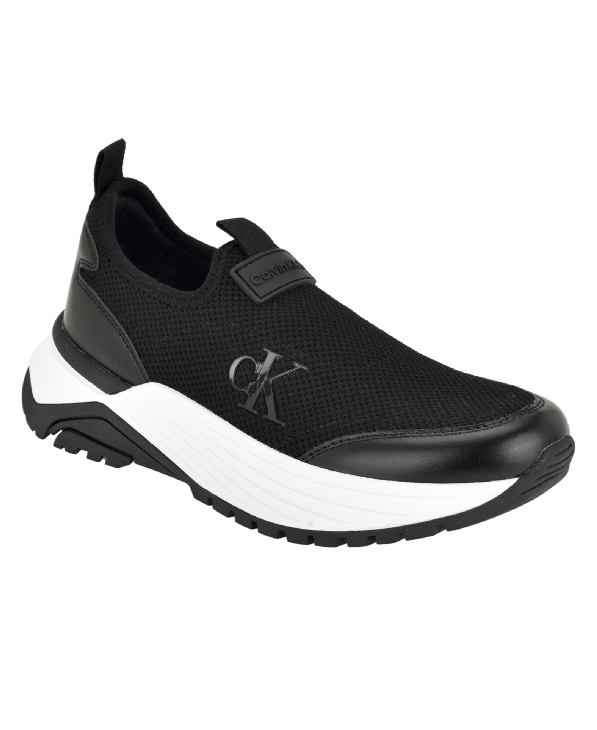 Click here for Calvin Klein Womens Abelea Knit Slip-On Chunky Sol... prices