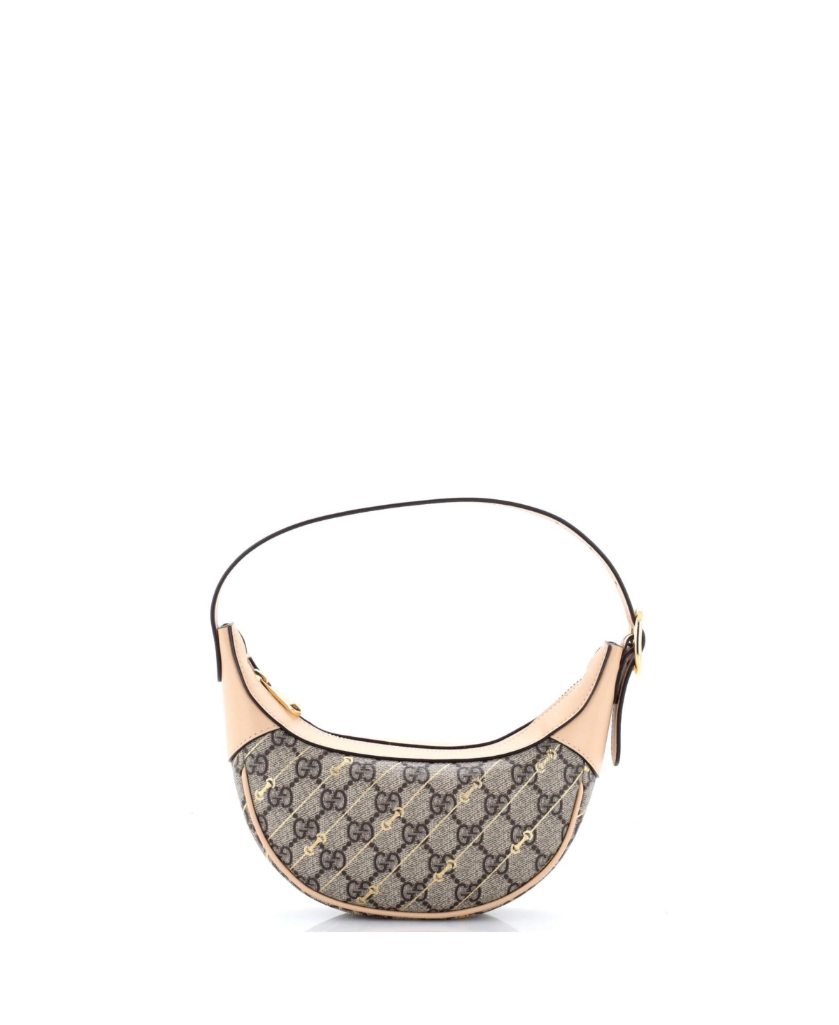 Click here for Pre-Owned Gucci Mini Ophidia Half Moon Bag Print G... prices
