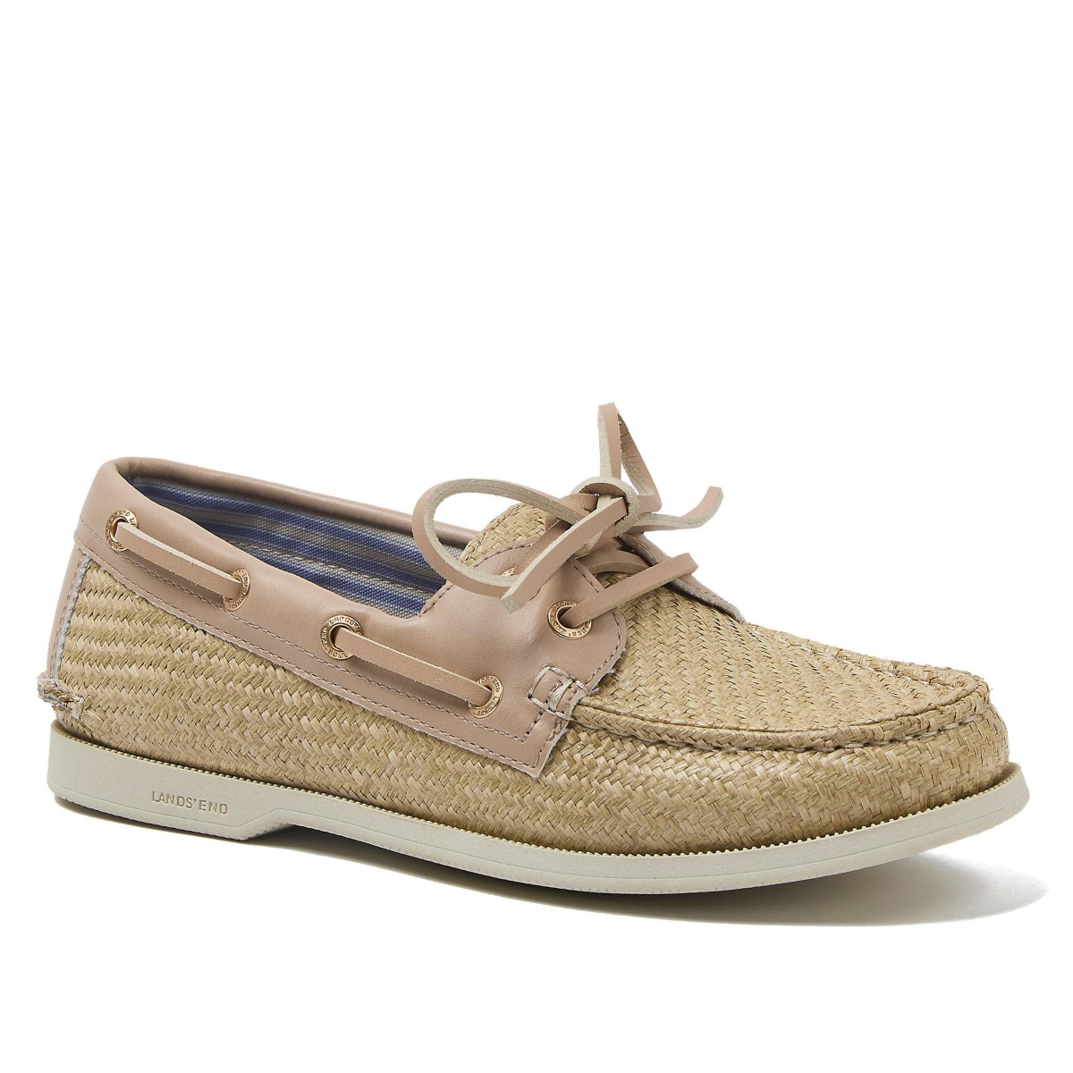 Click here for Lands End Womens Seaport Woven Boat Shoes - Warm a... prices