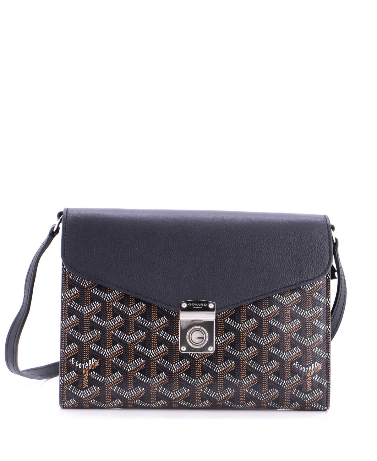 Click here for Pre-Owned Goyard Chypre Wallet on Strap Coated Can... prices