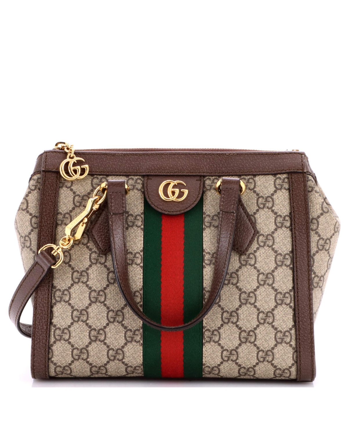 Click here for Pre-Owned Gucci Small Ophidia Top Handle Tote Gg C... prices